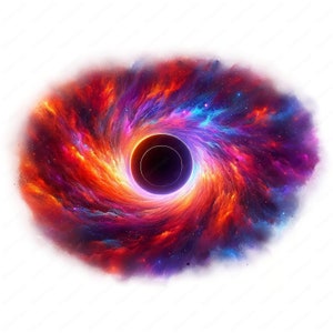 Black Hole Clipart | Cosmic Black Hole Clipart Bundle | 10 High-quality ...