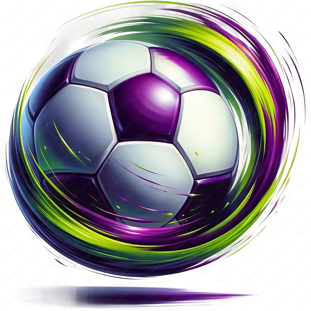 Soccer Ball Clipart Dynamic Sports Ball Bundle 10 High-quality Images ...