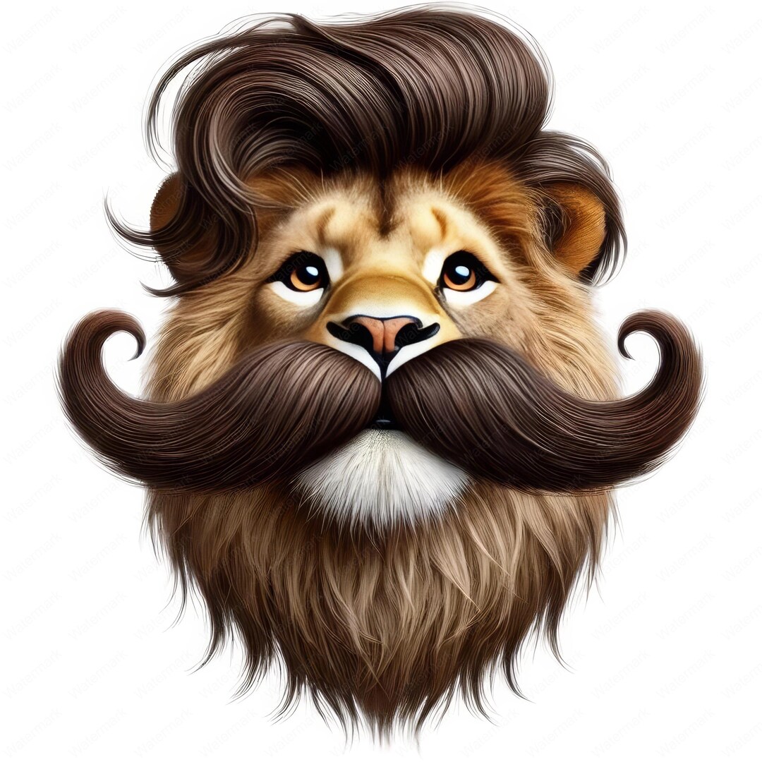 Quirky Lion Clipart | Funny Lion PNG Bundle | 10 Unique Digital Designs ...