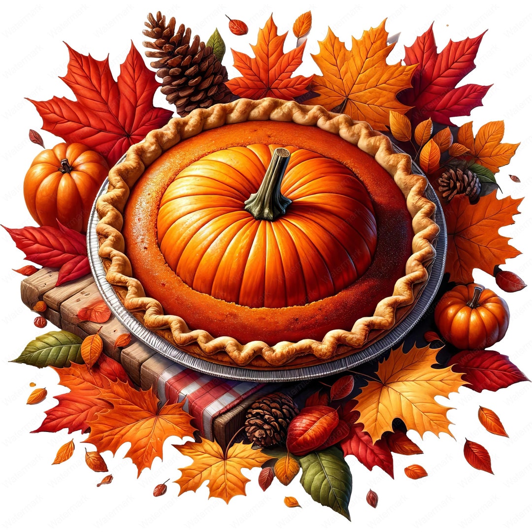 Pumpkin Pie Clipart Bundle: Autumn Treat Art (digital Download) - Etsy