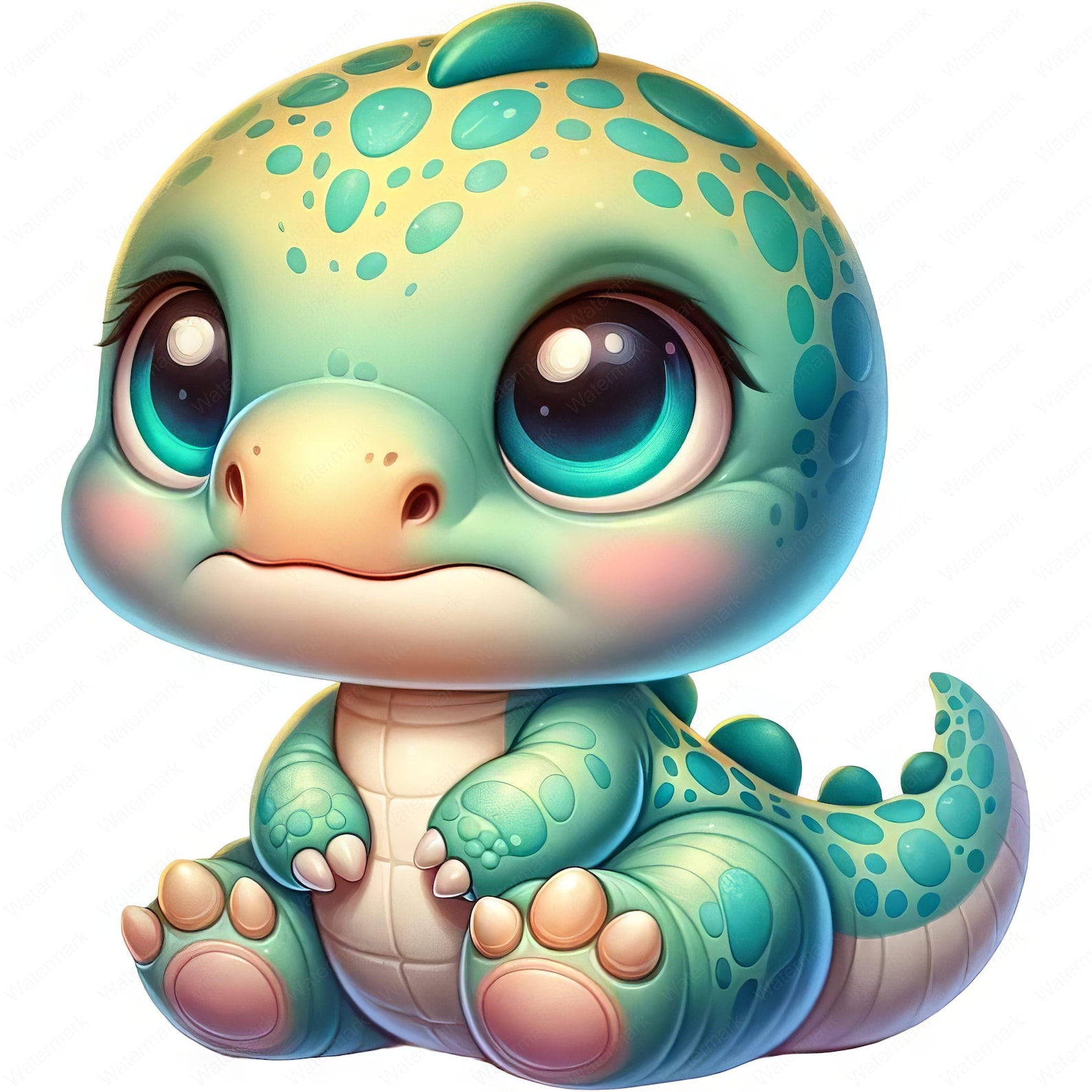 Baby Dinosaur Clipart Bundle: Adorable Dino Art Printables (commercial ...