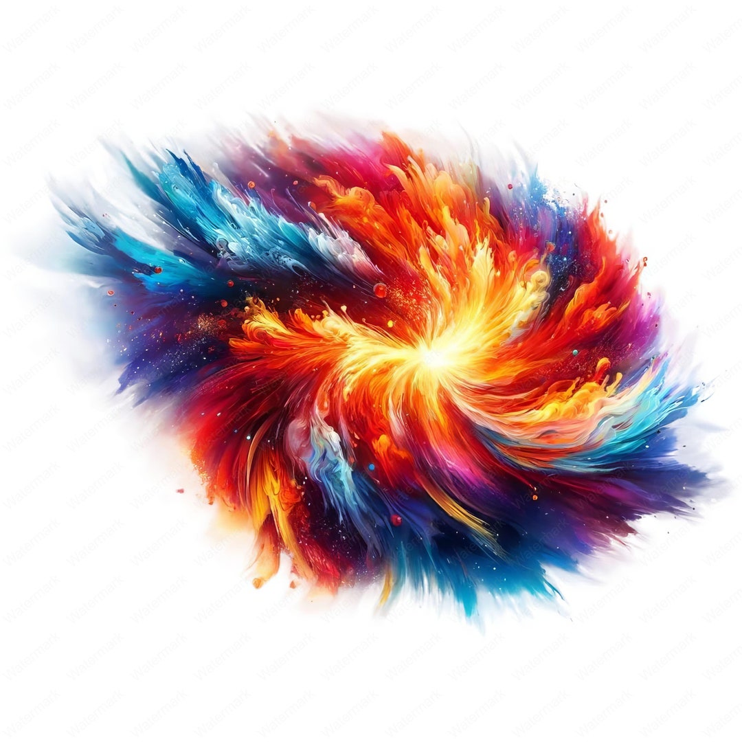 Supernova Clipart | Stellar Supernova Clipart Bundle | 10 High-quality ...