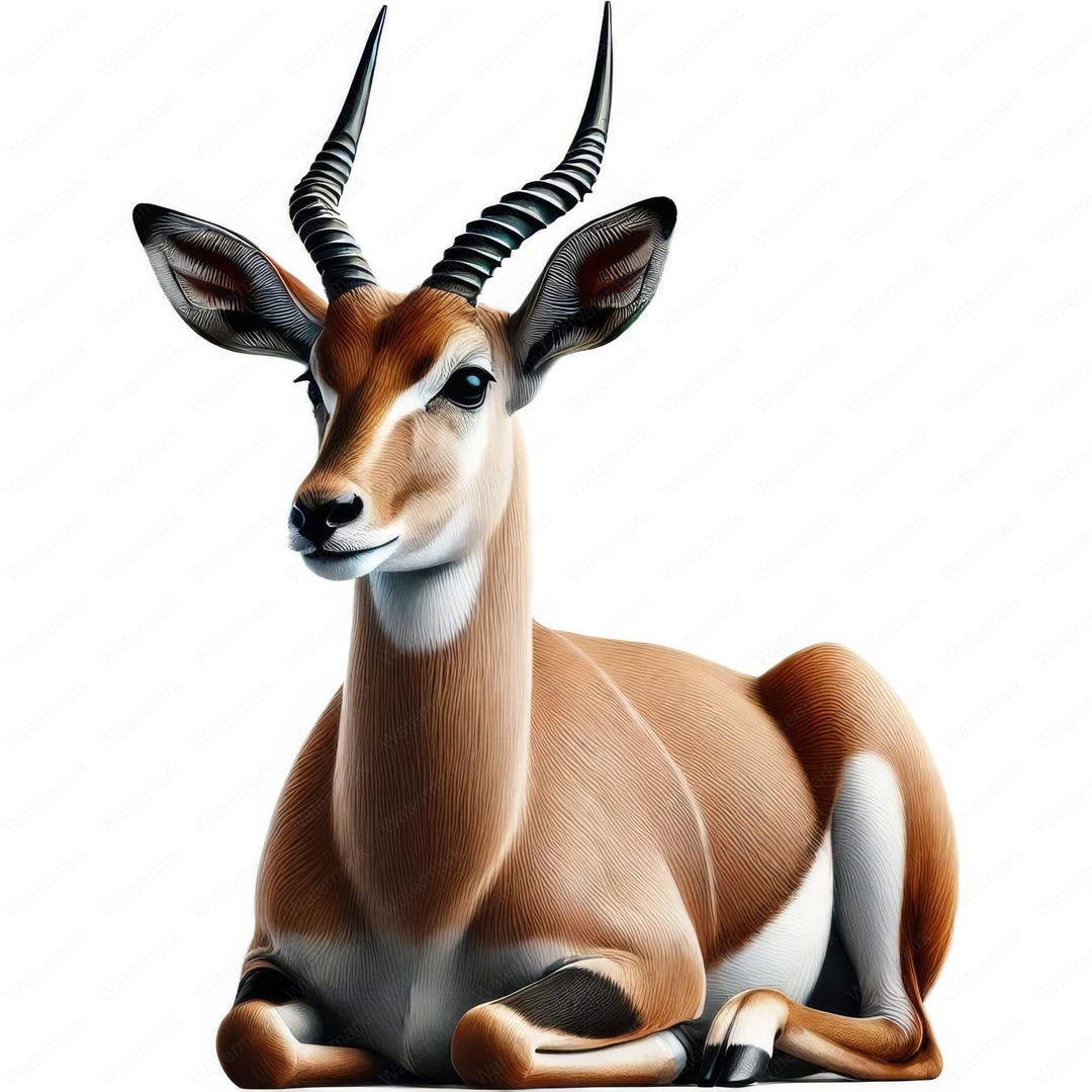 Antelope Clipart | Elegant Antelope Clipart Bundle | 10 High-quality ...