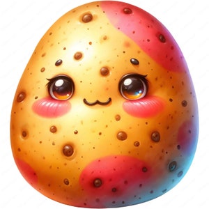 Cute Potato Clipart | Adorable Potato Clipart Bundle | 10 High-quality ...