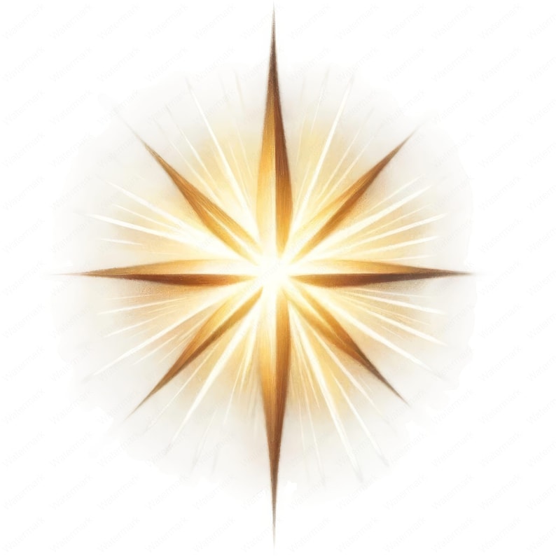 Radiant Star Clipart Bundle | Cosmic Art Printables (digital Download ...