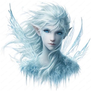 Ice Sprite Clipart | Enchanted Ice Sprite Clipart Bundle | 10 High ...