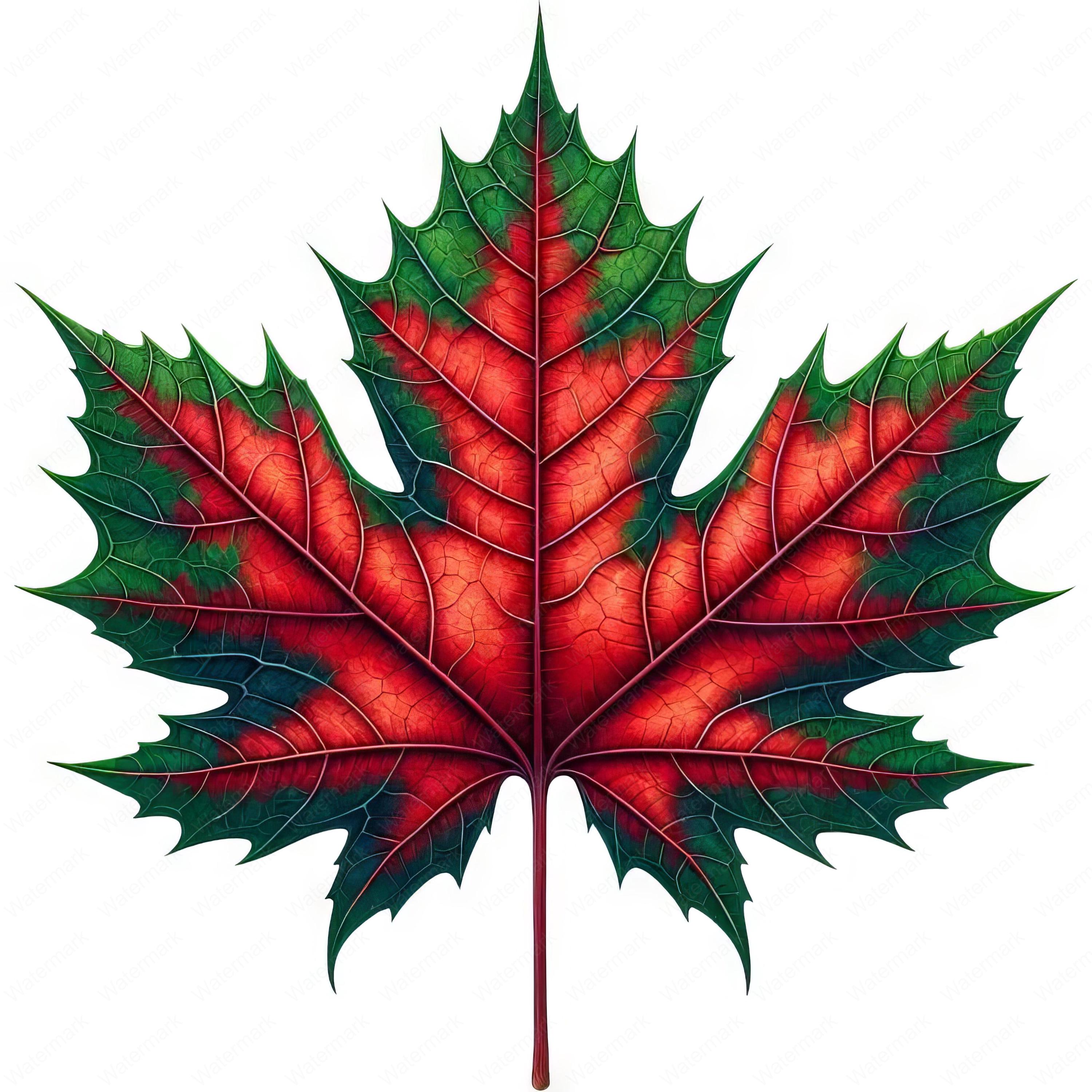 Vibrant Autumn Maple Leaf Clipart Bundle (digital Download) - Etsy