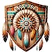Native American Shield Clipart: Tribal Art Designs (digital Download ...