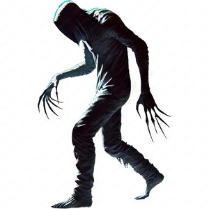 Boogeyman Clipart | Creepy Boogeyman Clipart Bundle | 10 High-quality ...