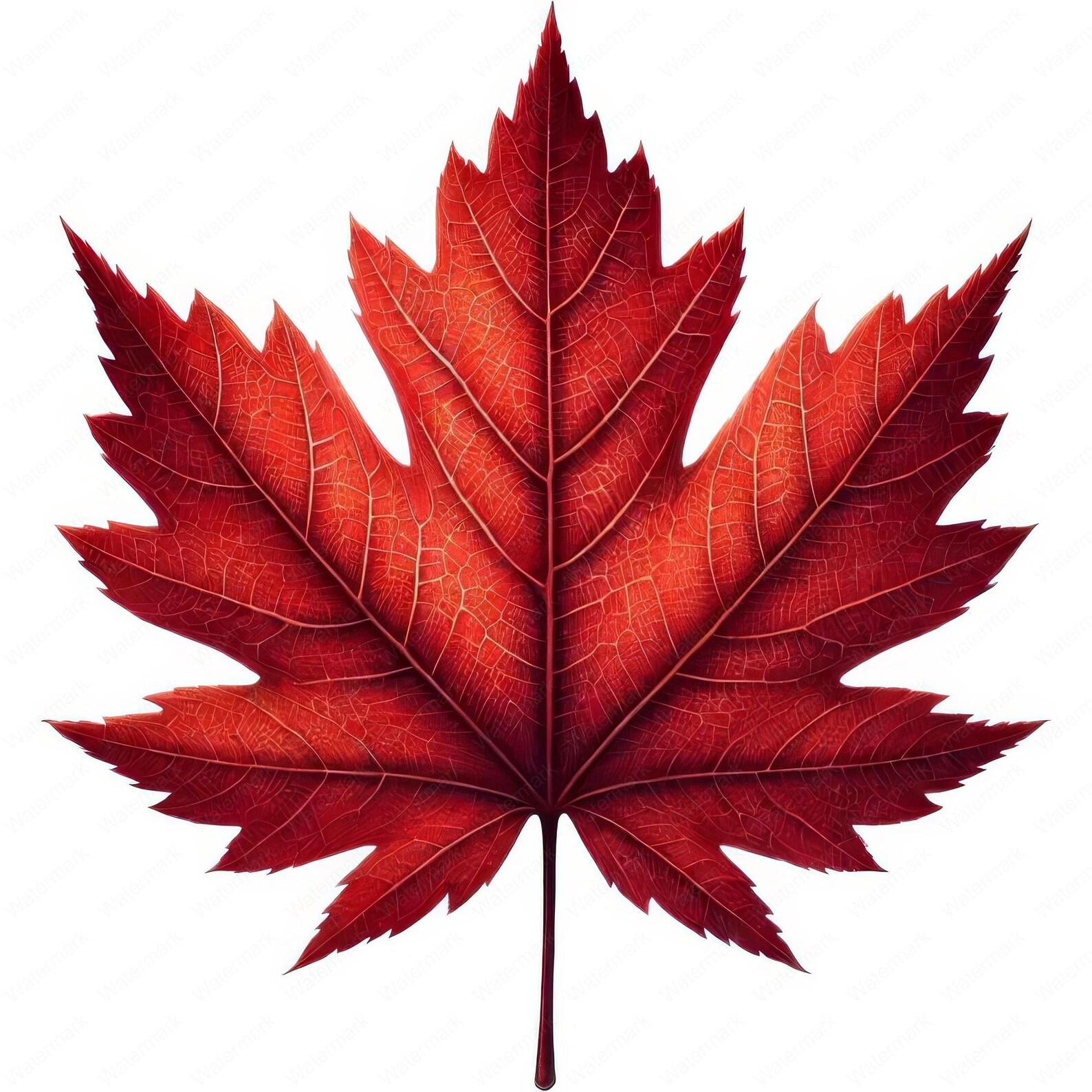 Colorful Maple Leaf Clipart Bundle: Autumn Art Printables (digital ...
