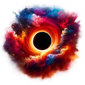 Black Hole Clipart | Cosmic Black Hole Clipart Bundle | 10 High-quality ...
