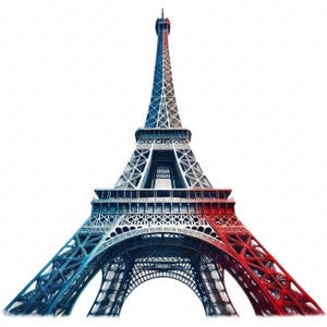 Paris Eiffel Tower Clipart Bundle: French Art Designs (digital Download ...