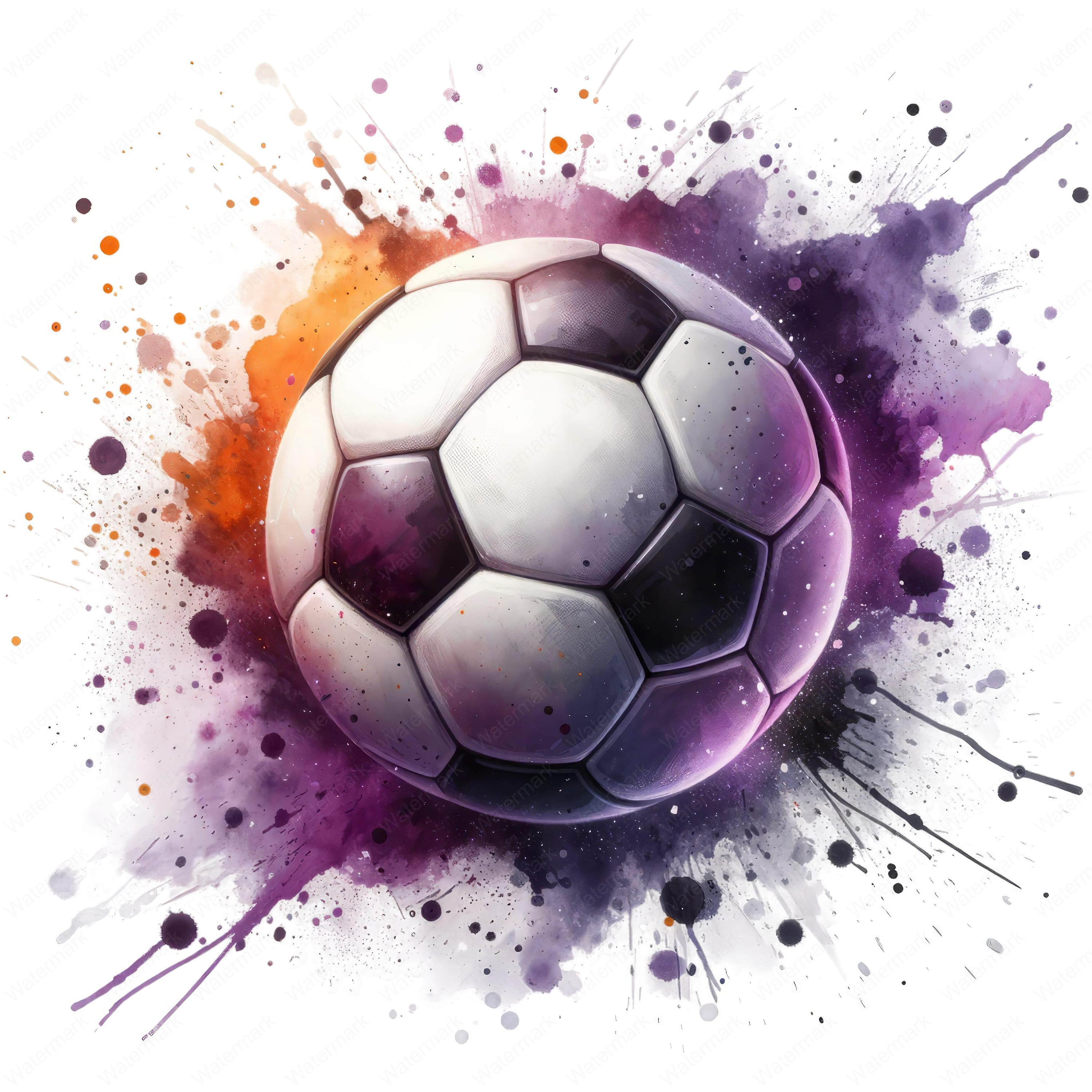 Realistic Soccer Ball Clipart Bundle | Sports Art (digital Download) - Etsy