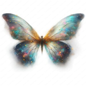 Vivid Butterfly Clipart Bundle | Shimmering Art, Printables (digital ...