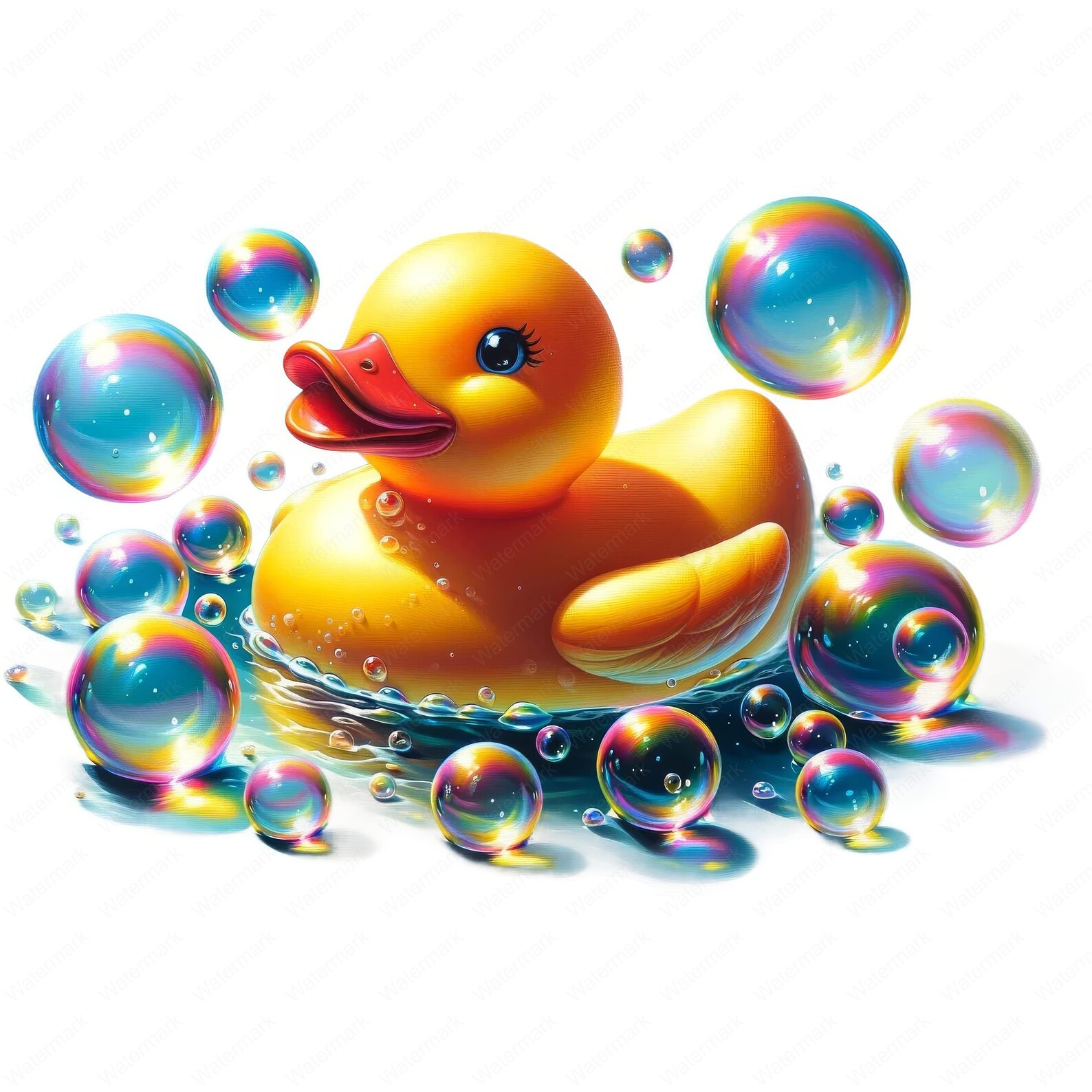 Rubber Duck Clipart Bundle: Bath Time Art Printables (digital Download ...