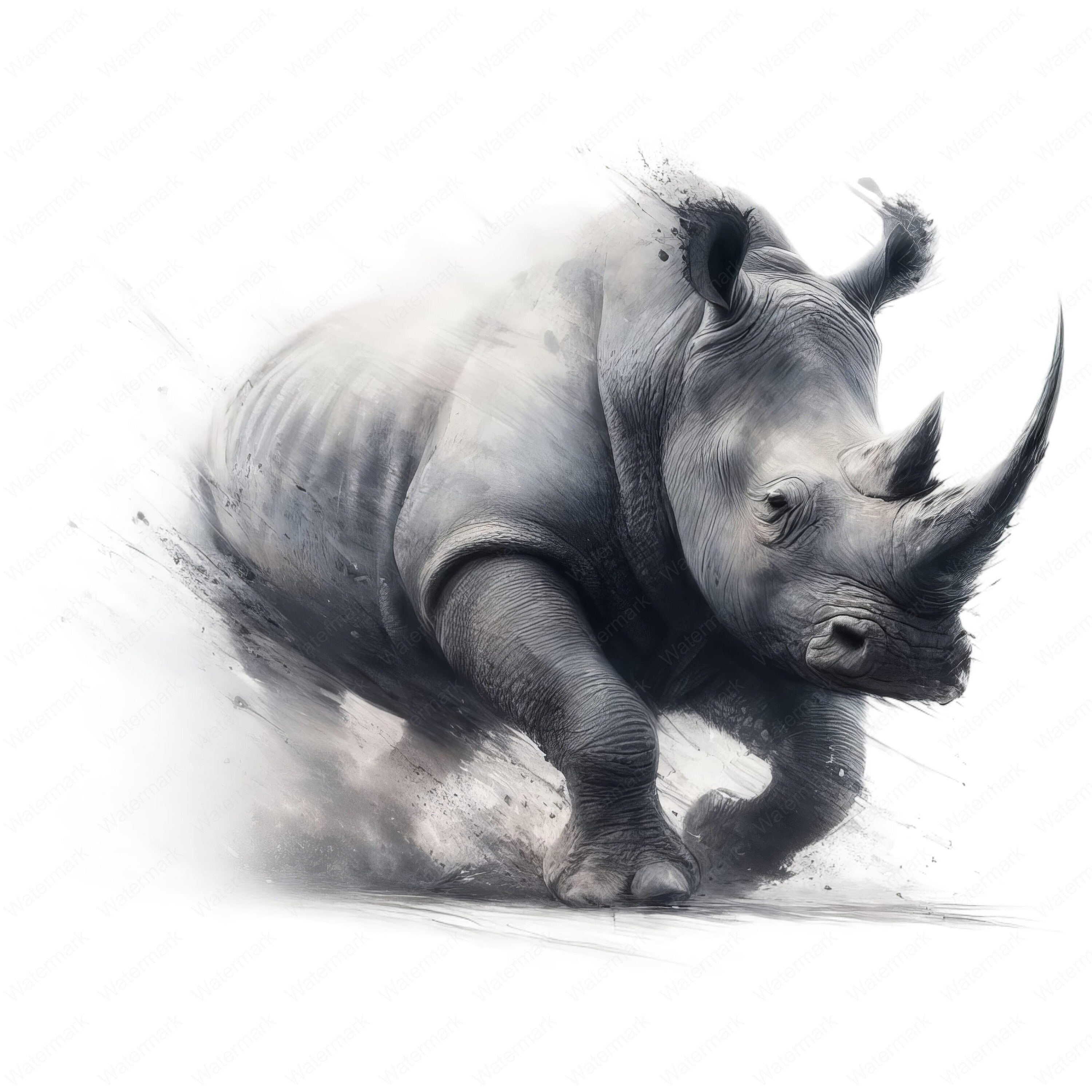Rhino Clipart Bundle | 10 Wildlife Art Designs (digital Download) - Etsy