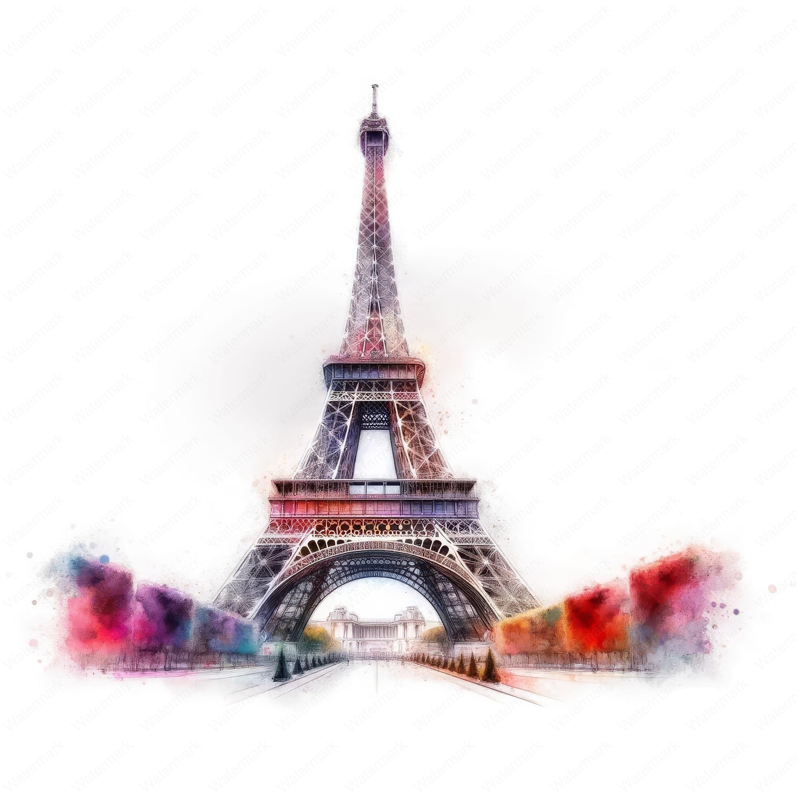 Eiffel Tower Clipart Bundle: Paris Art Printables (digital Download) - Etsy