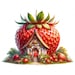 Strawberry House Clipart Charming Strawberry House Clipart Bundle 10 ...