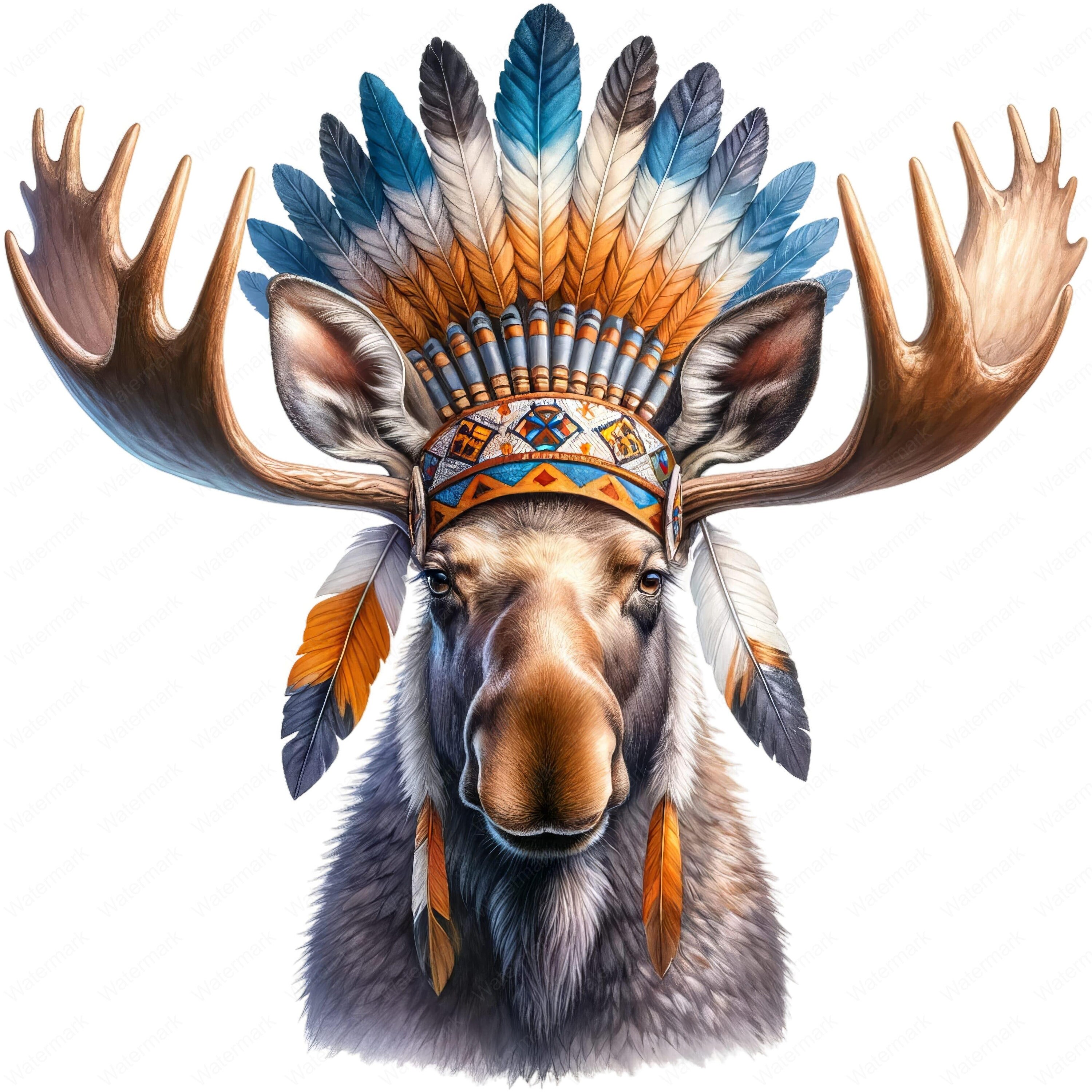 Moose Clipart | Majestic Moose Clipart Bundle | 10 High-quality Designs ...