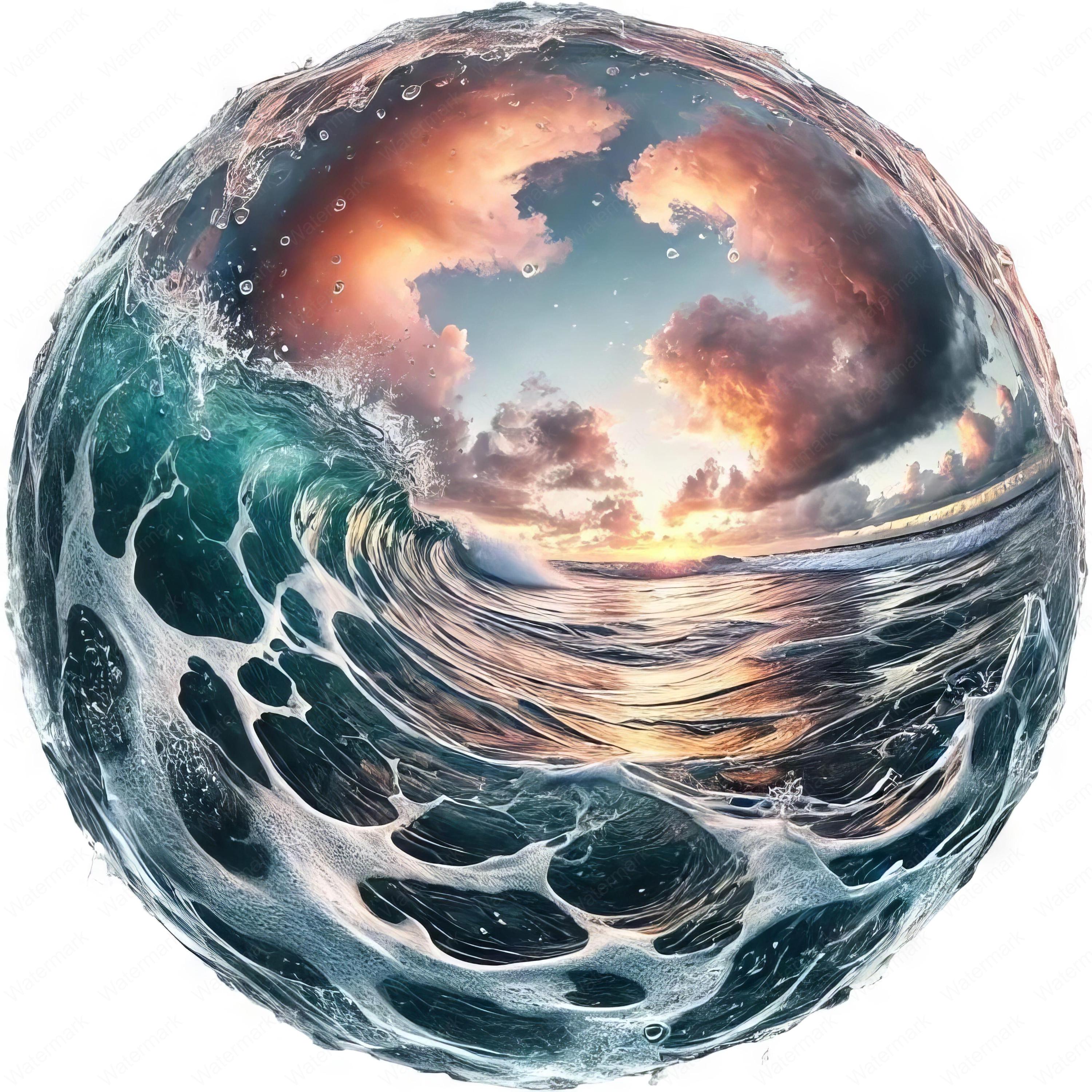 Ocean Wave Clipart | Stunning Ocean Wave Clipart Bundle | 10 High ...