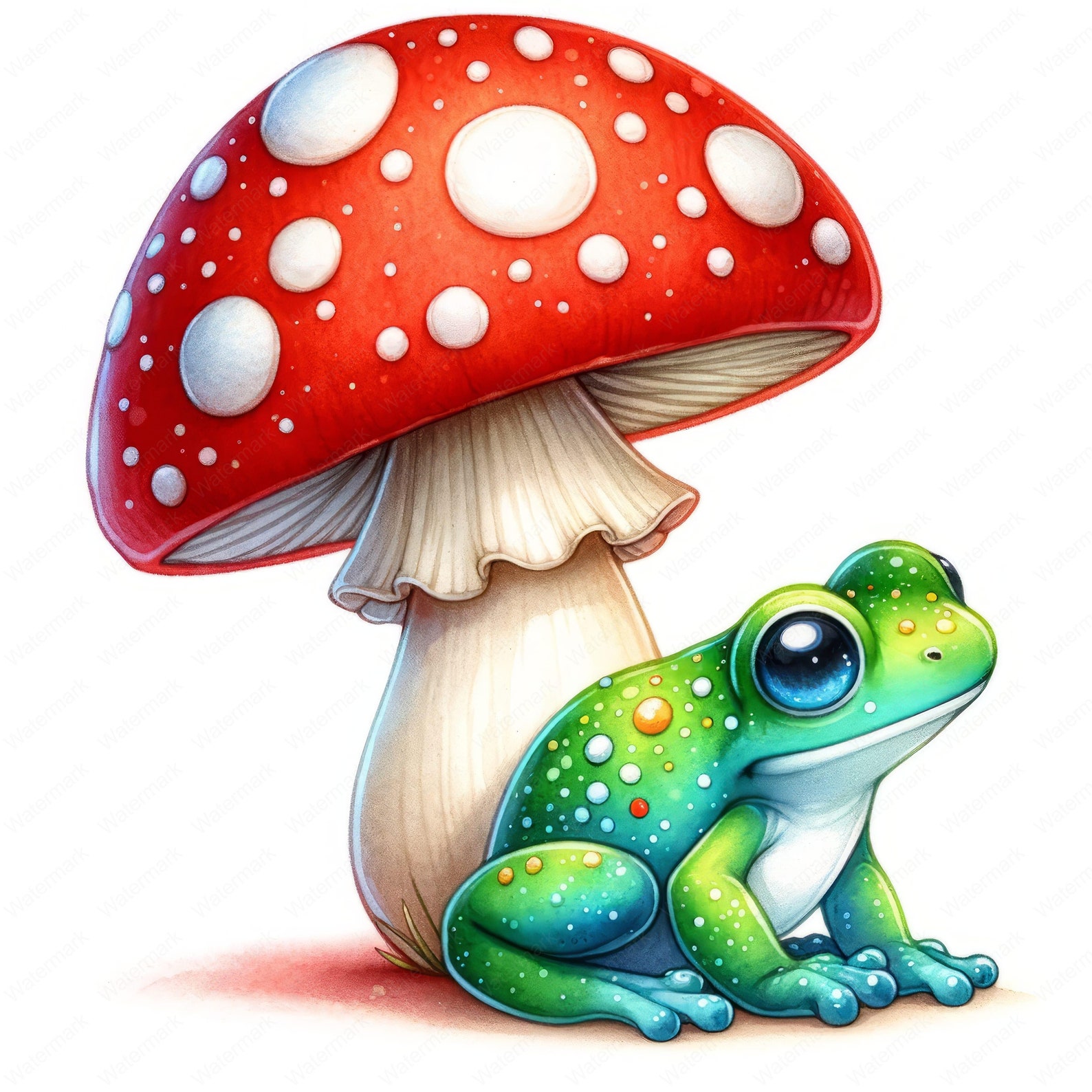 Cute Frog Clipart Bundle | Pond Life Art Printables (commercial Use) - Etsy