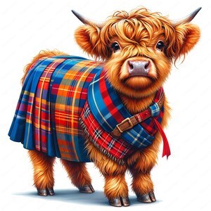 Cute Highland Cow Clipart Adorable Highland Cow Clipart Bundle 10 High ...