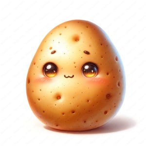 Cute Potato Clipart Adorable Potato Clipart Bundle 10 High-quality ...