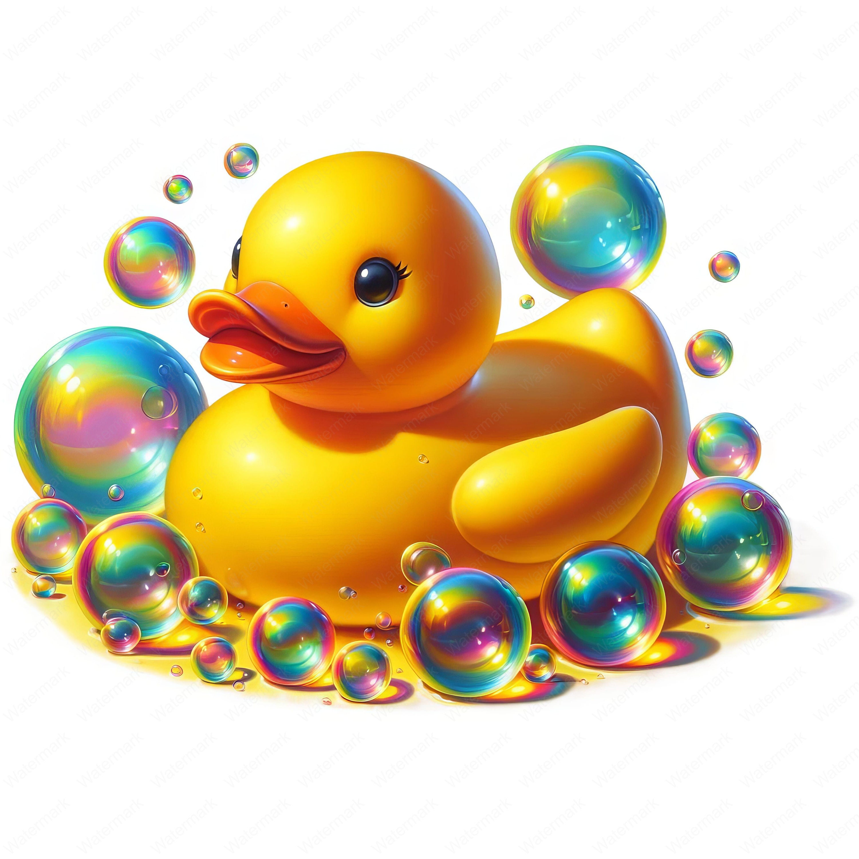 Rubber Duck Clipart Bundle: Bath Time Art Printables (digital Download ...