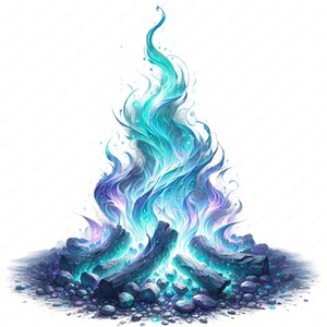 Magic Campfire Clipart | Enchanting Magic Campfire Clipart Bundle | 10 ...