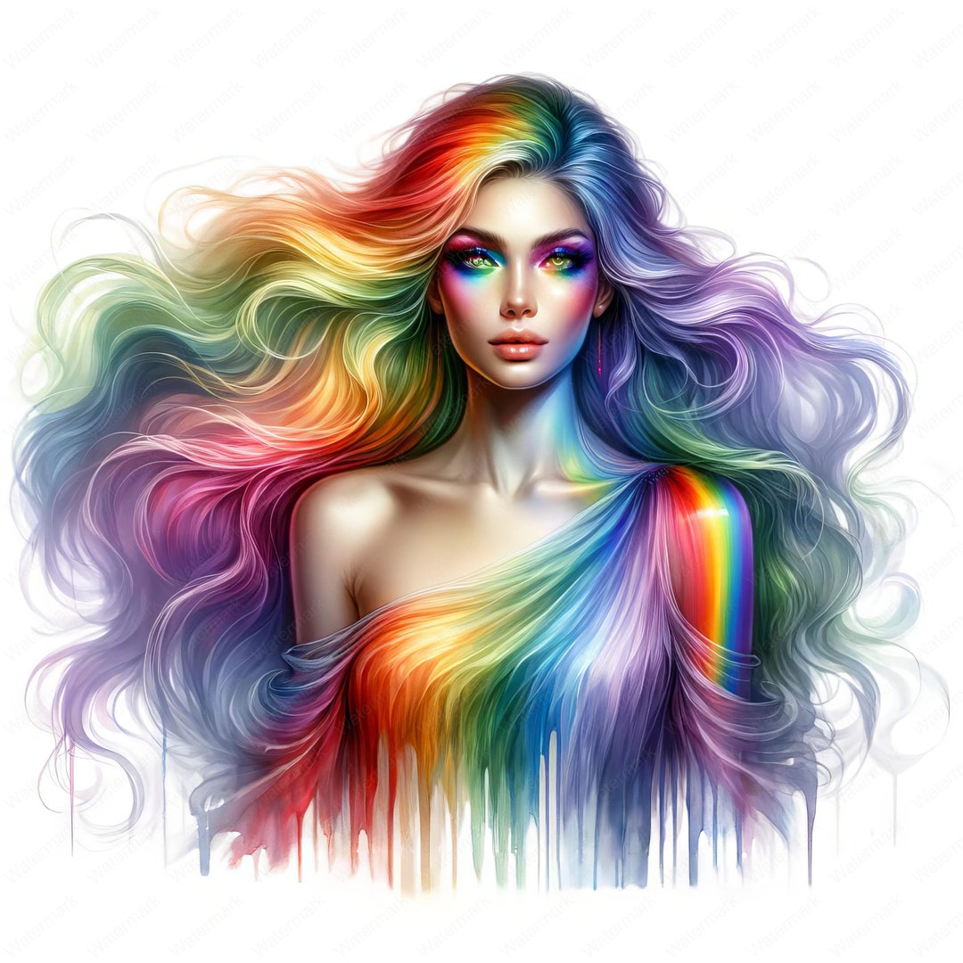 Colorful Goddess Clipart Vibrant Colorful Goddess Clipart Bundle 10 ...