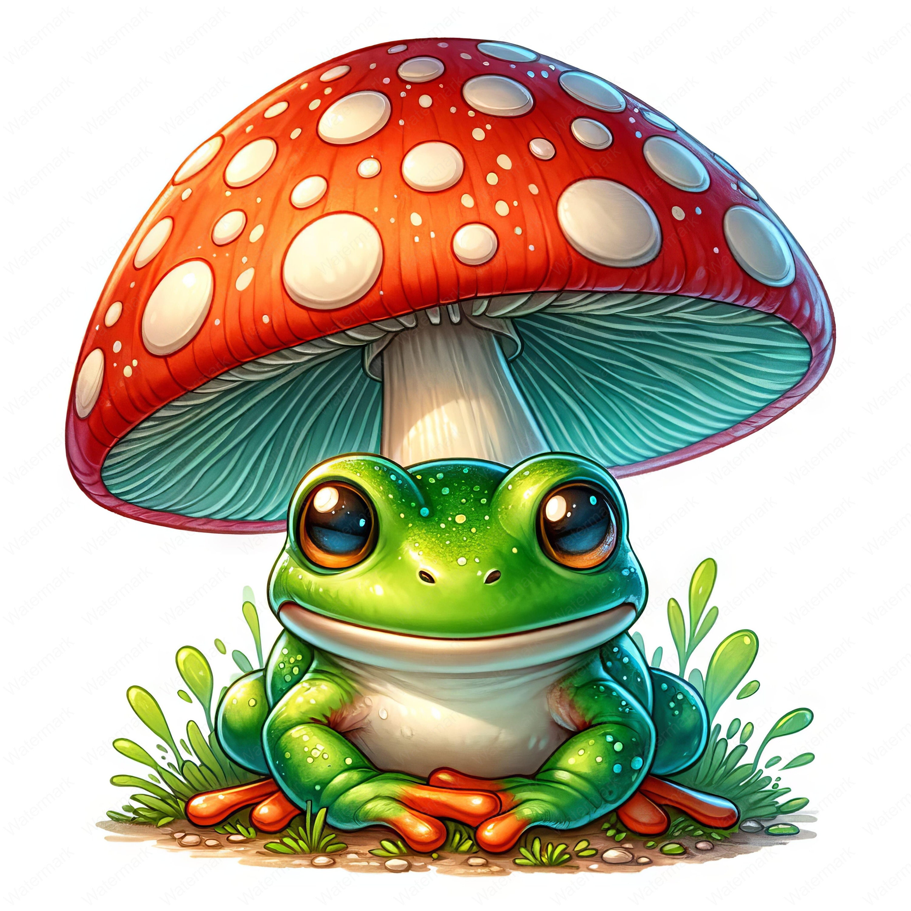 Cute Frog Clipart Bundle | Pond Life Art Printables (commercial Use) - Etsy