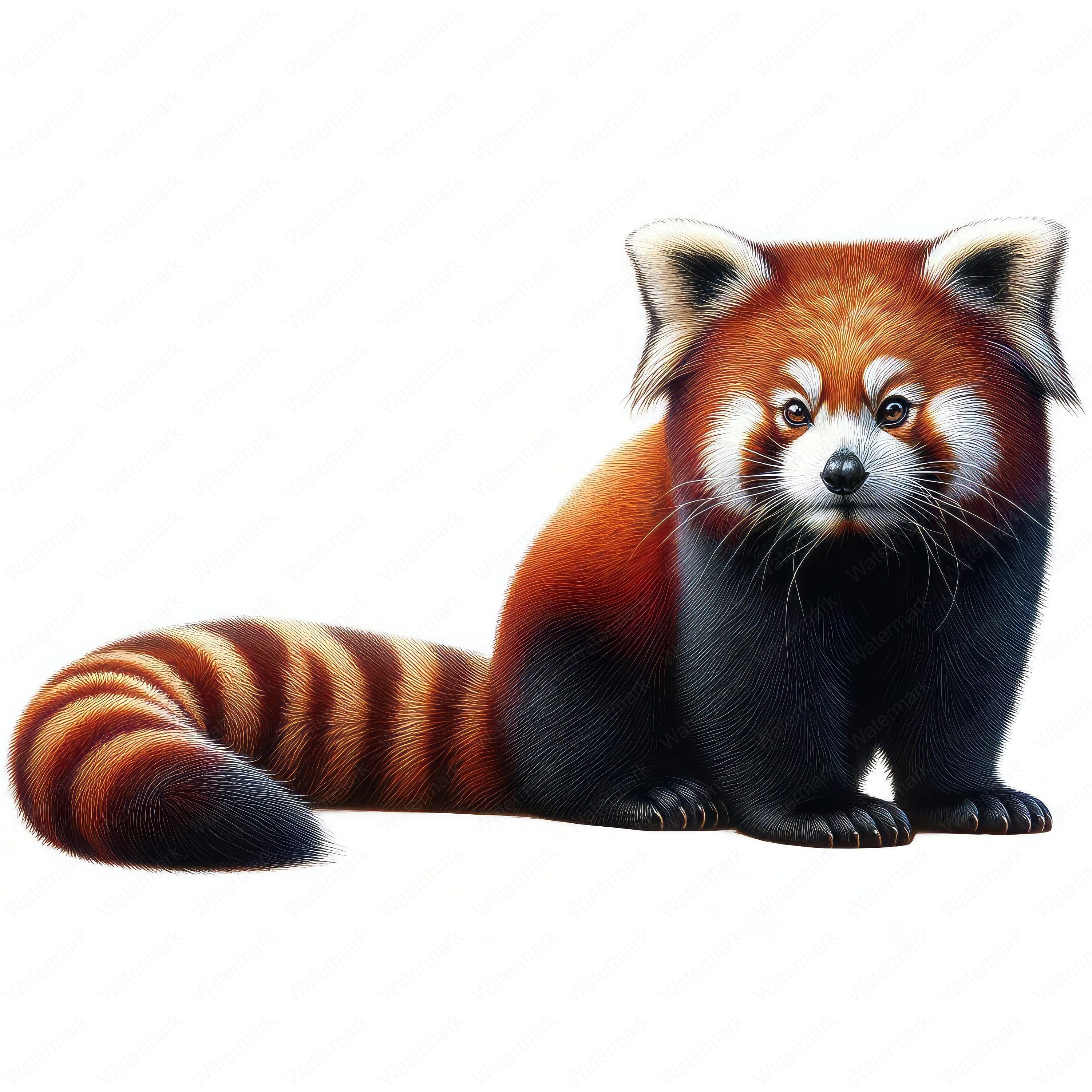 Red Panda Clipart Bundle: Forest Animal Art, Commercial Use (digital ...