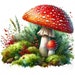 Mushroom Clipart | 10 High-quality Designs | Fungi Art | Mushroom ...