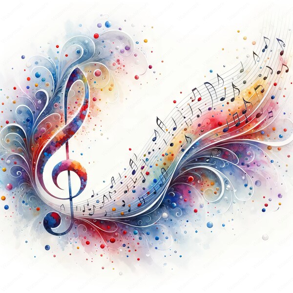Music Note Wall Art - Etsy