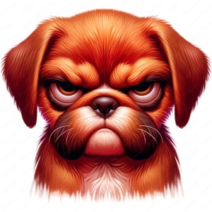 Grumpy Puppy Clipart | Funny Grumpy Puppy Clipart Bundle | 10 High ...