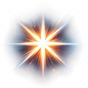 Radiant Star Clipart | Brilliant Radiant Star Clipart Bundle | 10 High ...