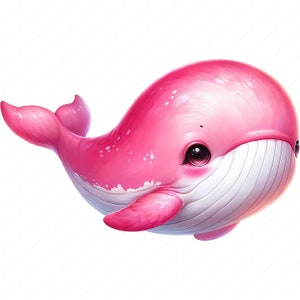 Baby Whale Clipart Cute Baby Whale Clipart Bundle 10 High-quality Images Ocean Life Art ...