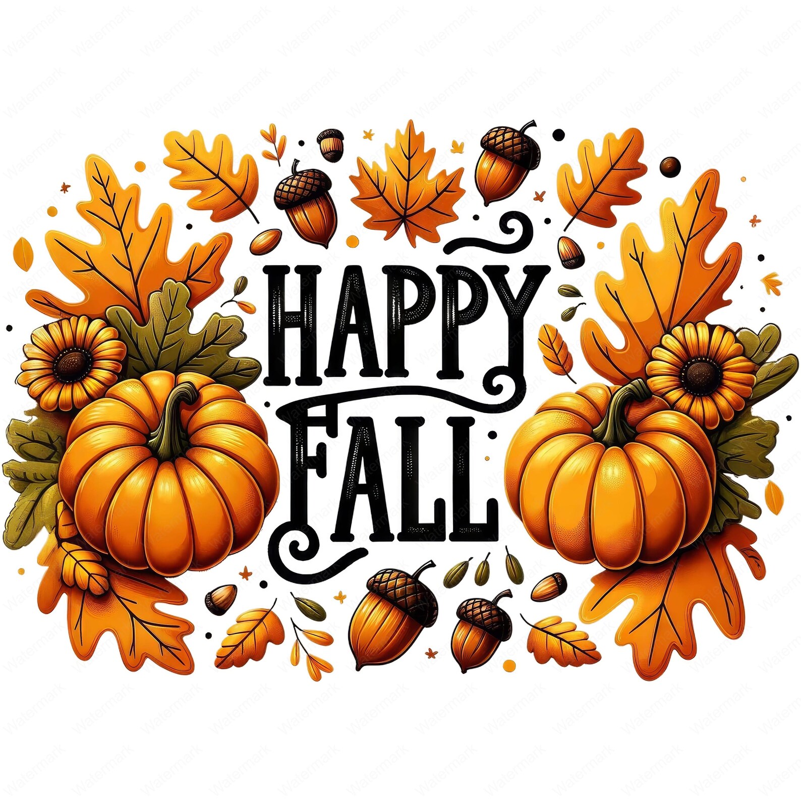 Fall Harvest Clipart Bundle: Autumn Art Printables (commercial Use ...