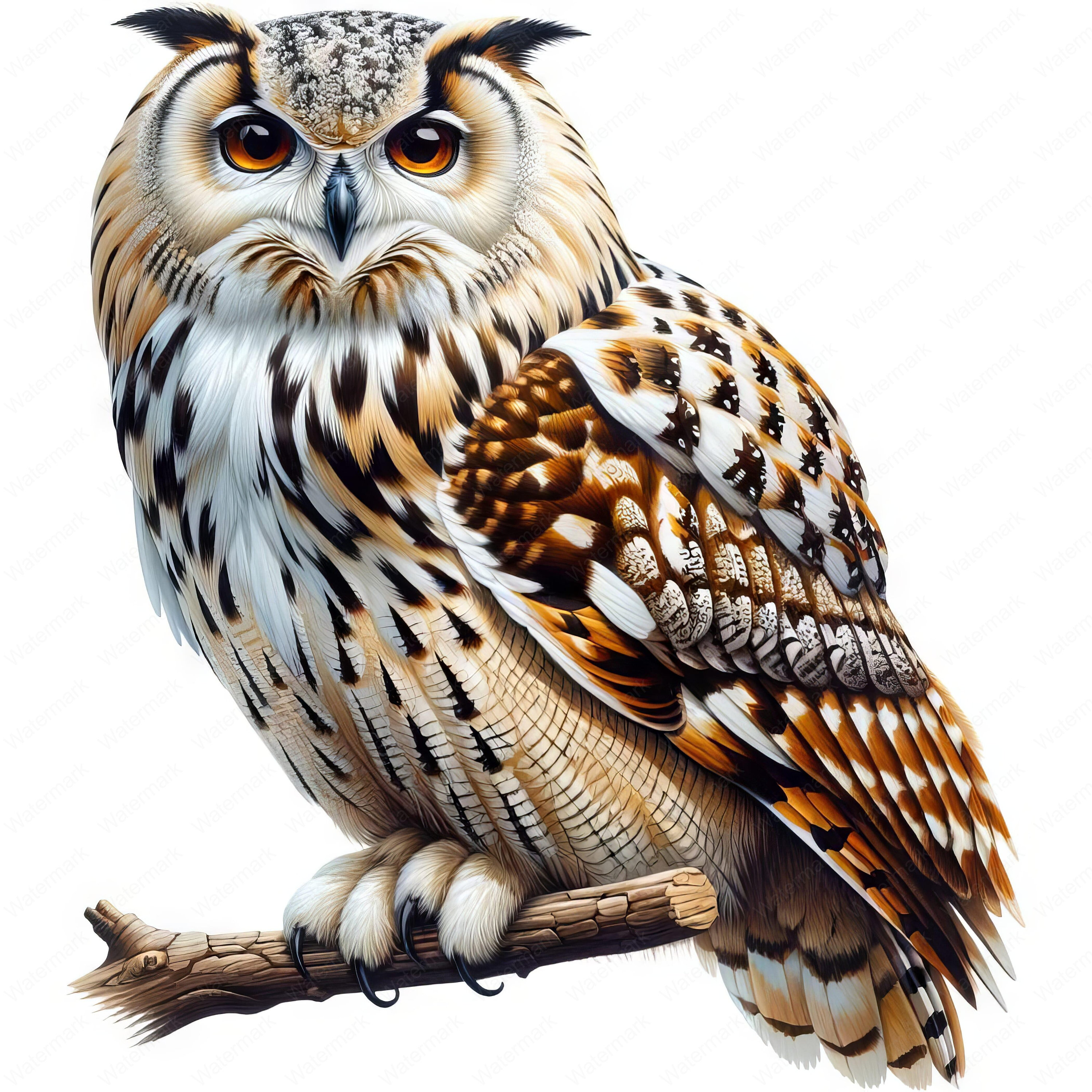 Majestic Owl Clipart Set | High-quality Art (digital Download) - Etsy