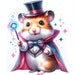 Hamster Magician Clipart Charming Hamster Clipart Bundle 10 High ...