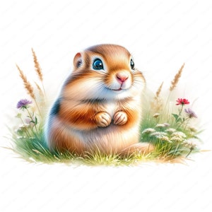 Cute Gopher Clipart | Adorable Gopher Clipart Bundle | 10 High-quality ...