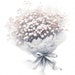 Baby Breath Bouquet Clipart: Floral Lace Design (digital Download) - Etsy