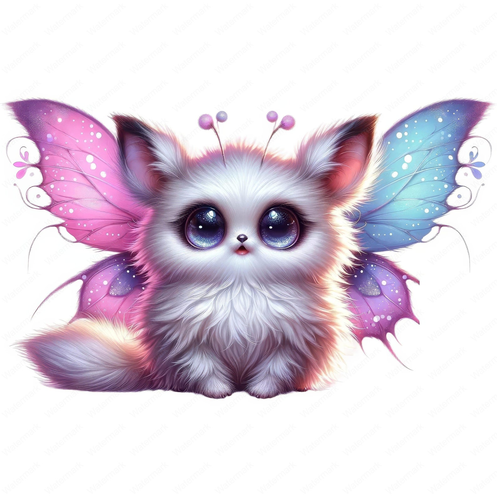 Fairy Cat Clipart Bundle | 10 Fantasy Art Designs (digital Download) - Etsy