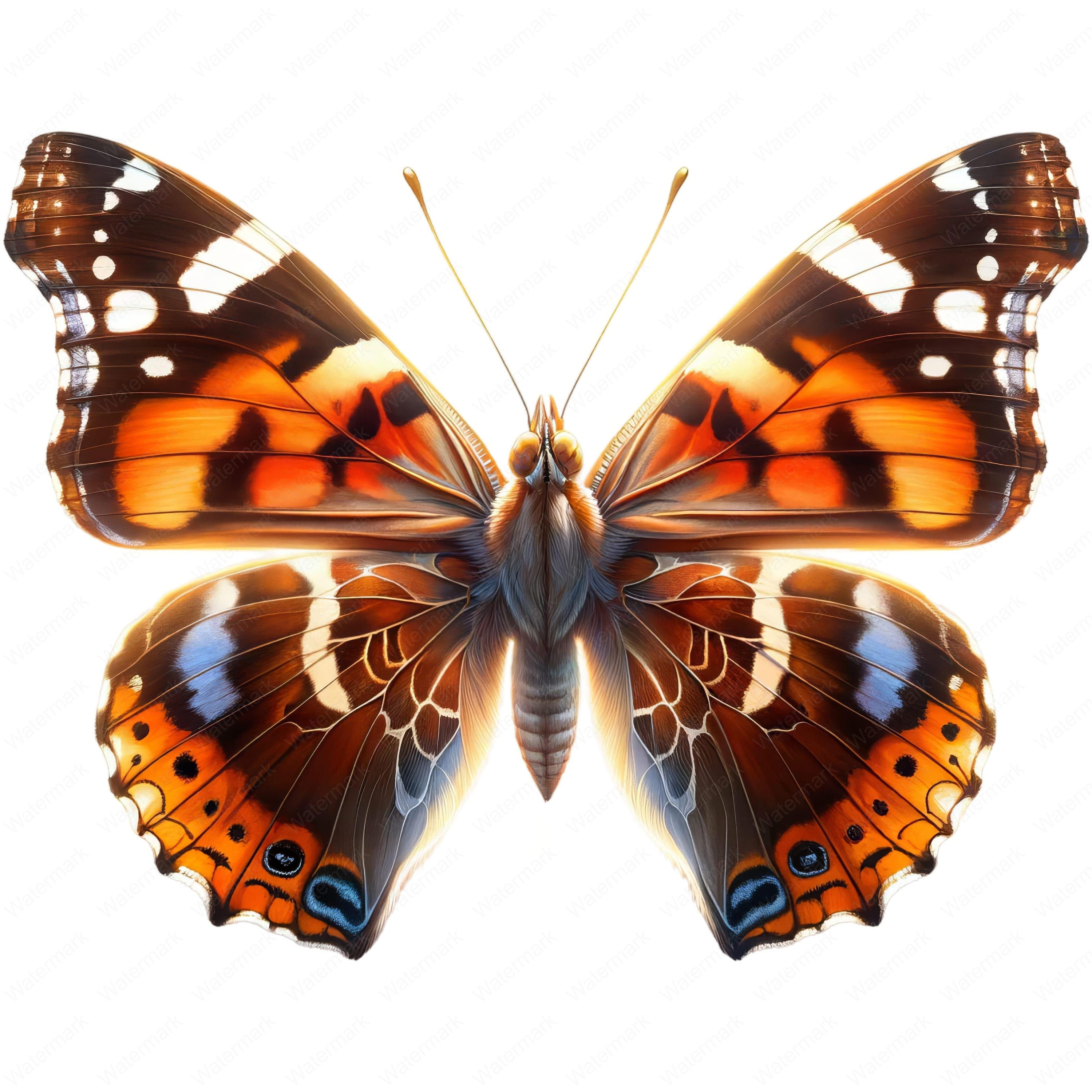 Vivid Butterfly Clipart Bundle | High-quality Insect Art (digital ...