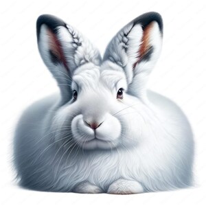 Arctic Hare Clipart | Majestic Arctic Hare Clipart Bundle | 10 High ...