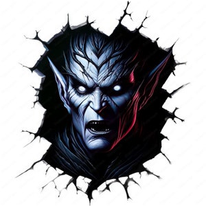 Enraged Dark Elf Clipart Bundle: Fantasy Art Printables (digital ...