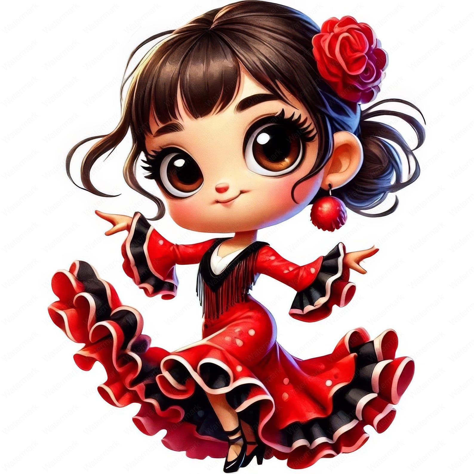 Flamenco Dancer Clipart Bundle: Spanish Dance Art (digital Download) - Etsy