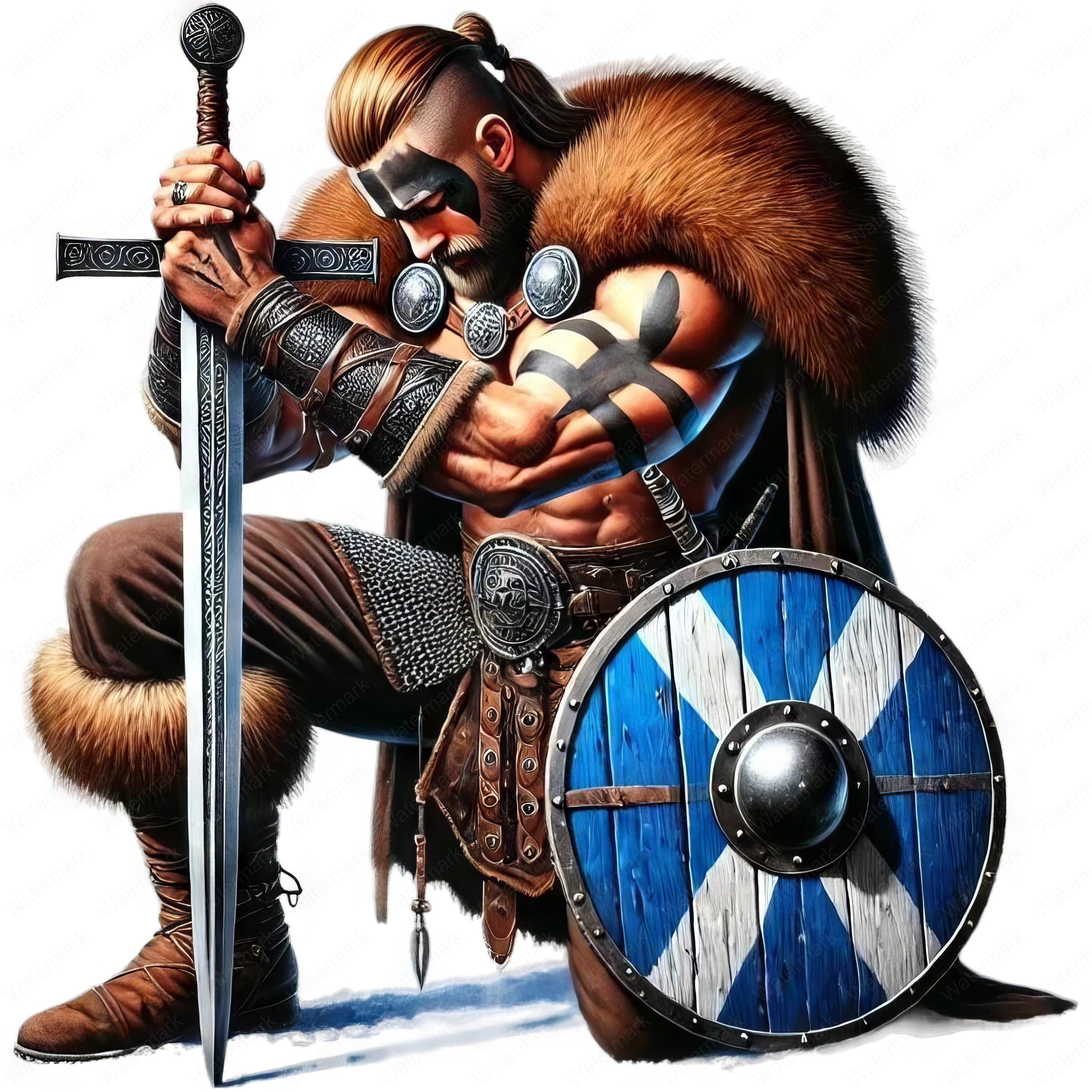Viking Warrior Clipart: Norse Mythology Art Bundle (digital Download ...