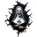 Terrifying Ghostly Nun Clipart: Gothic Horror Art (digital Download) - Etsy