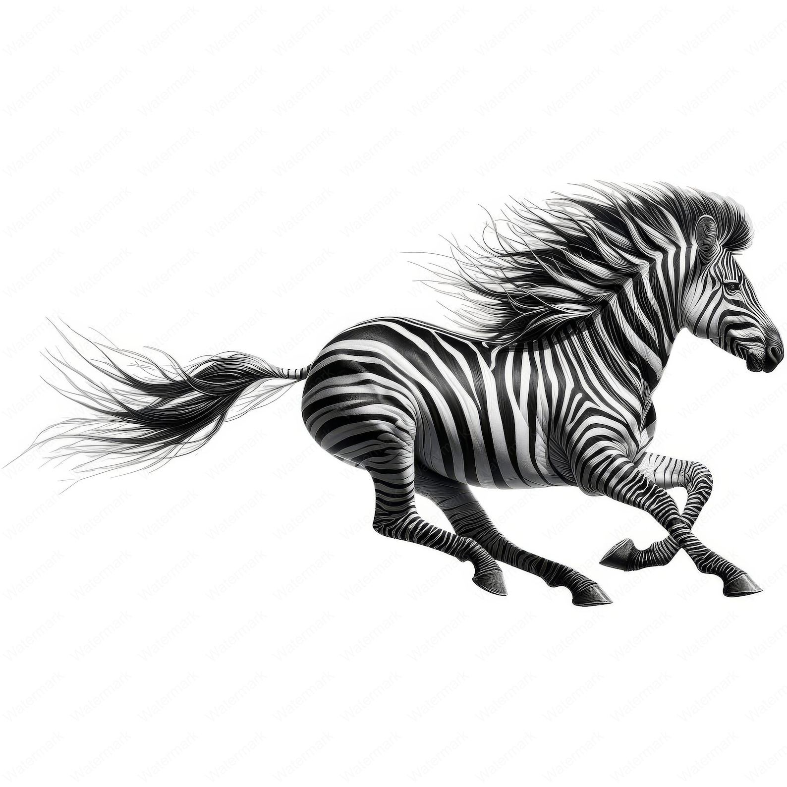 Zebra Clipart Bundle | Safari Animal Art, High-quality Designs (digital ...